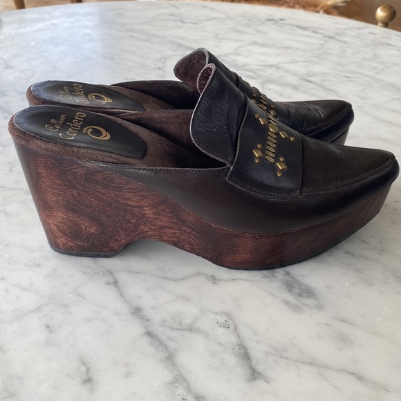 Calleen Cordero | Shoes | Calleen Cordero Pointed Toe Platform Mules ...